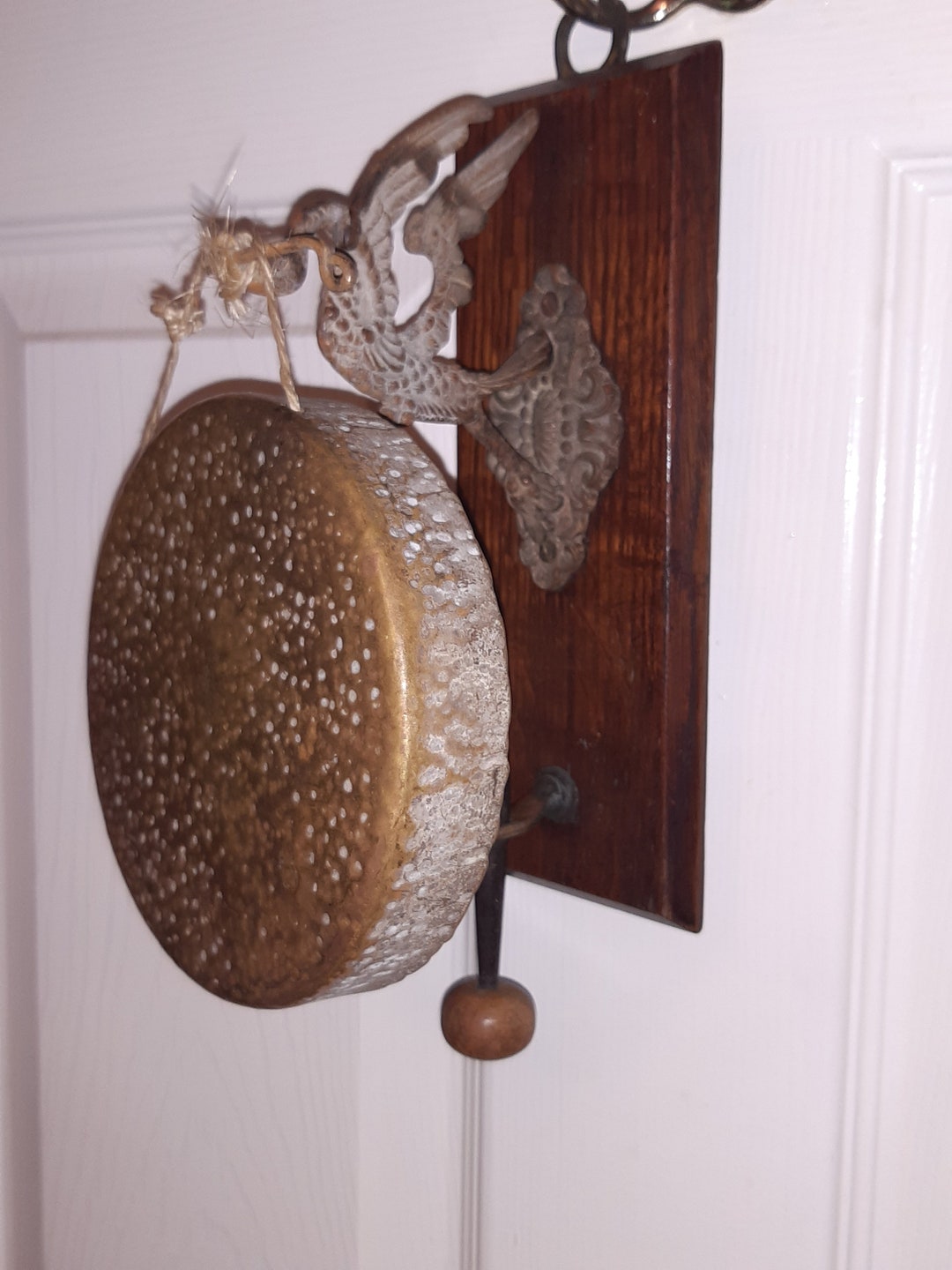 Vintage Vintage Brass Dinner Gong Wall Mounted - Etsy UK