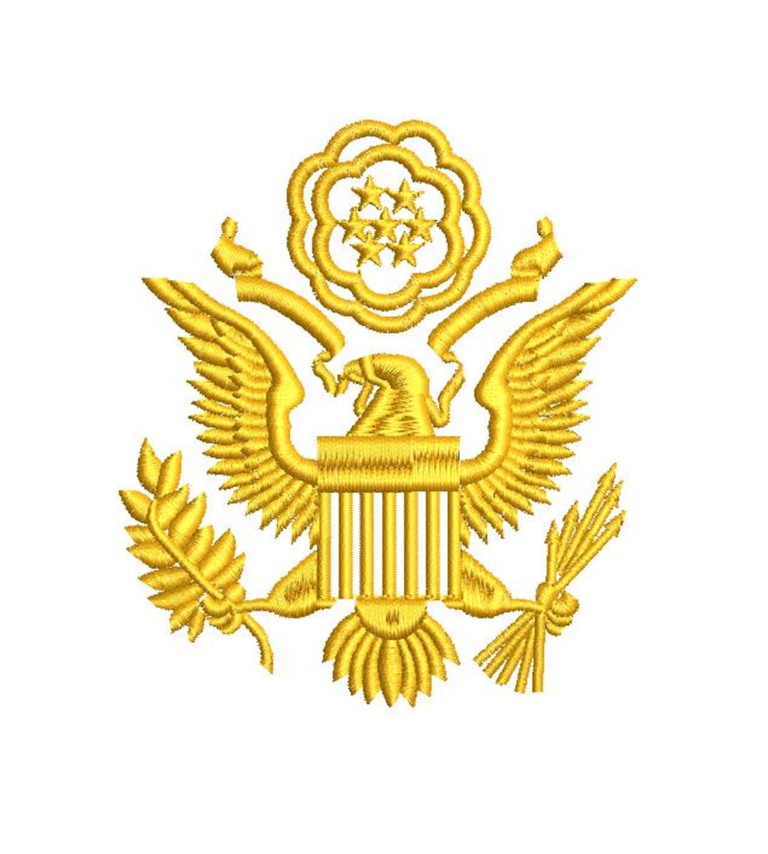 US Army Eagle Logo 3 Sizes - Machine Embroidery Design File - Etsy