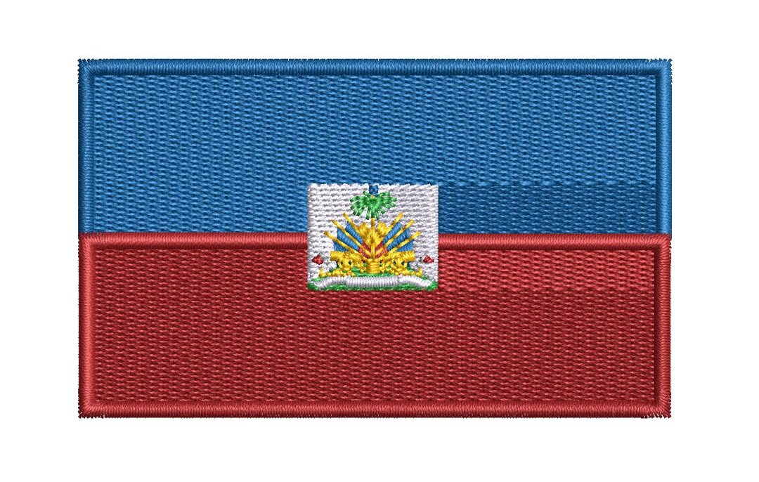 Haiti Flag Embroidery Machine File - Digital Download - Etsy