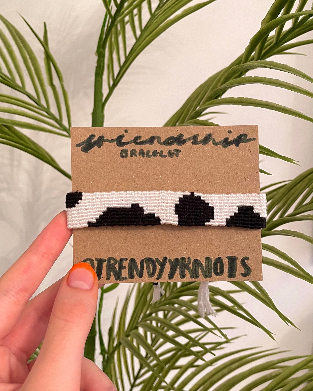 Cow Print Friendship Bracelet Cow Bracelet Cow Print Bookmark Cow Print ...