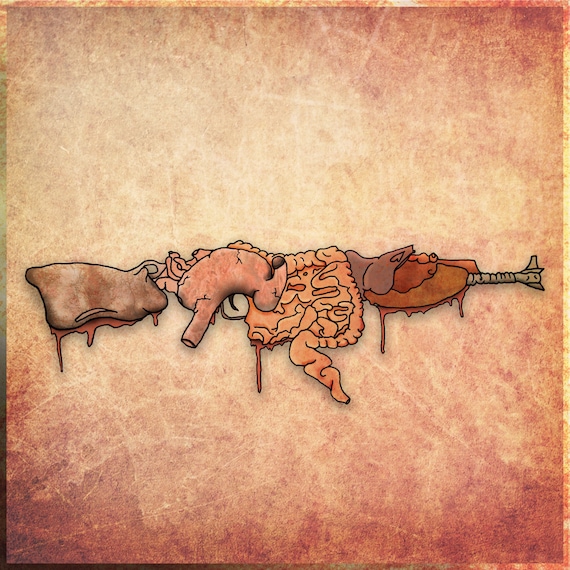 Abstract Gun Painting