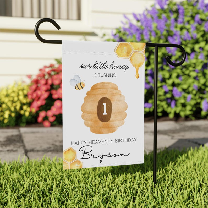 Child Memorial Birthday Garden Flag, Cemetery Flag, in Loving Memory ...