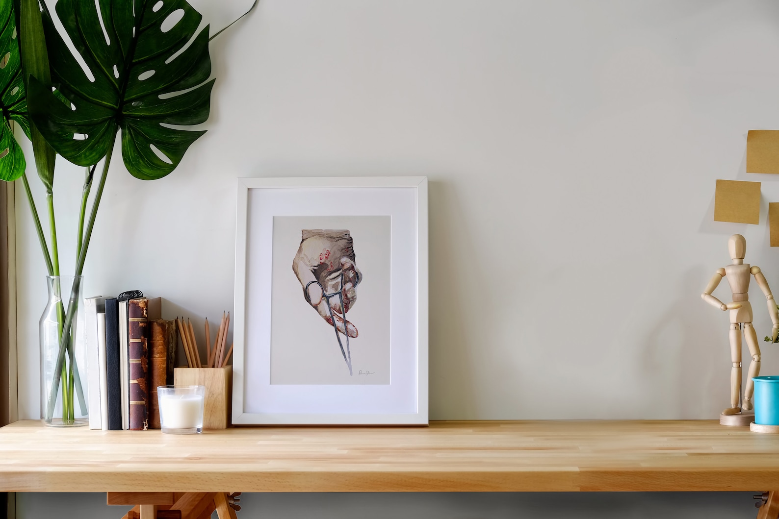 Surgeon Hand Watercolor Print - Surgery Art - Abstract Anatomy Art ...