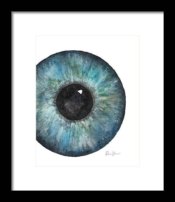 Blue Iris Eye Watercolor Print - Ophthalmology Art - Optometry Art ...
