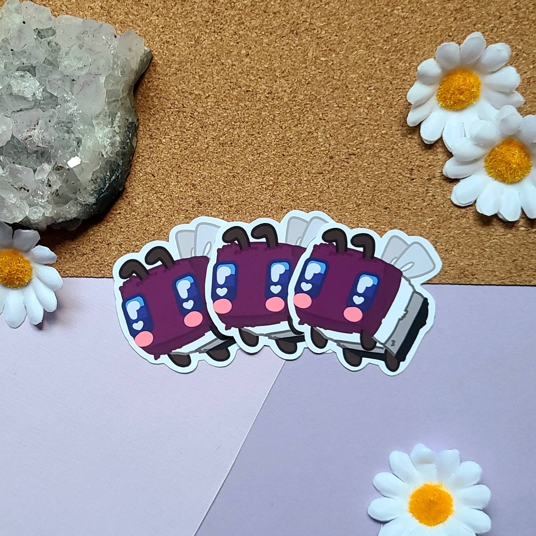 Minecraft Pride Flag Bee Sticker: Ace / Asexual | Etsy