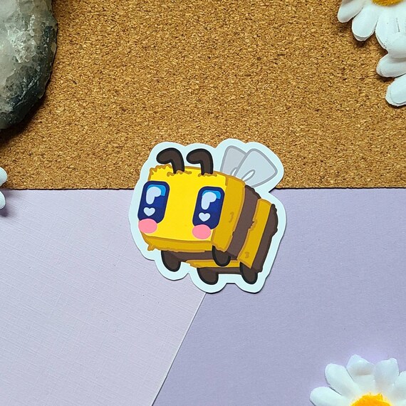 Minecraft Bee Sticker | Etsy