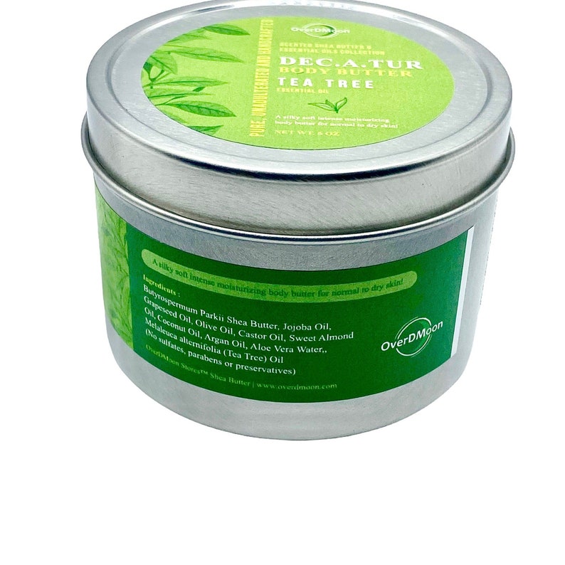 Shea Body Butter Infused With Tea Tree Essential Oil - Etsy