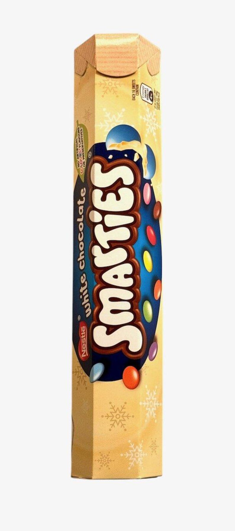 Nestle Smarties Giant Tube White Chocolate - 120g (1 Pack) - Etsy