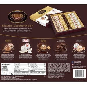 Ferrero Rocher Grand Assortment 42 Pralines Limited Edition - Etsy