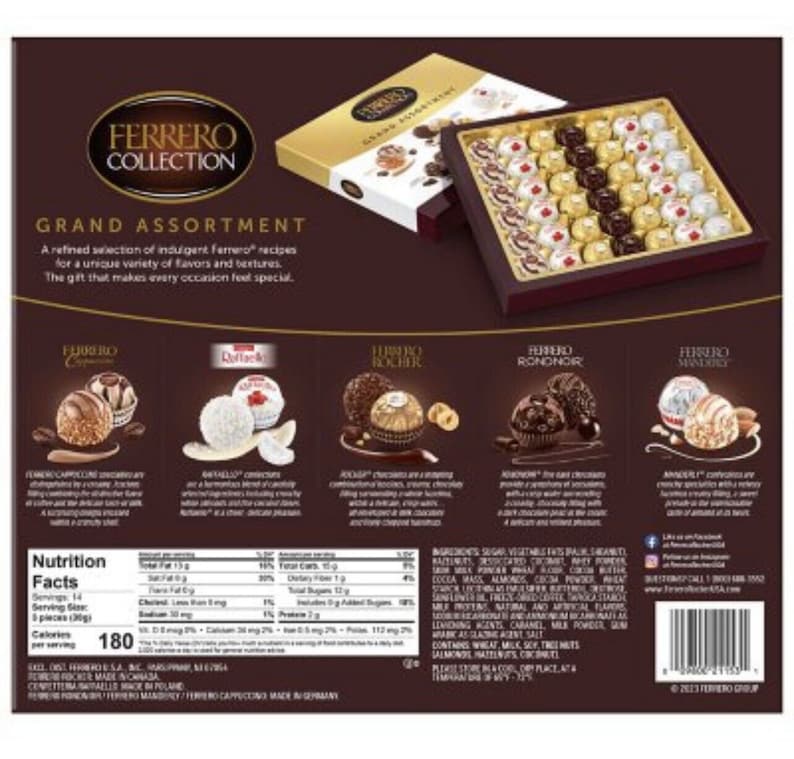 Ferrero Rocher Grand Assortment 42 Pralines Limited Edition - Etsy
