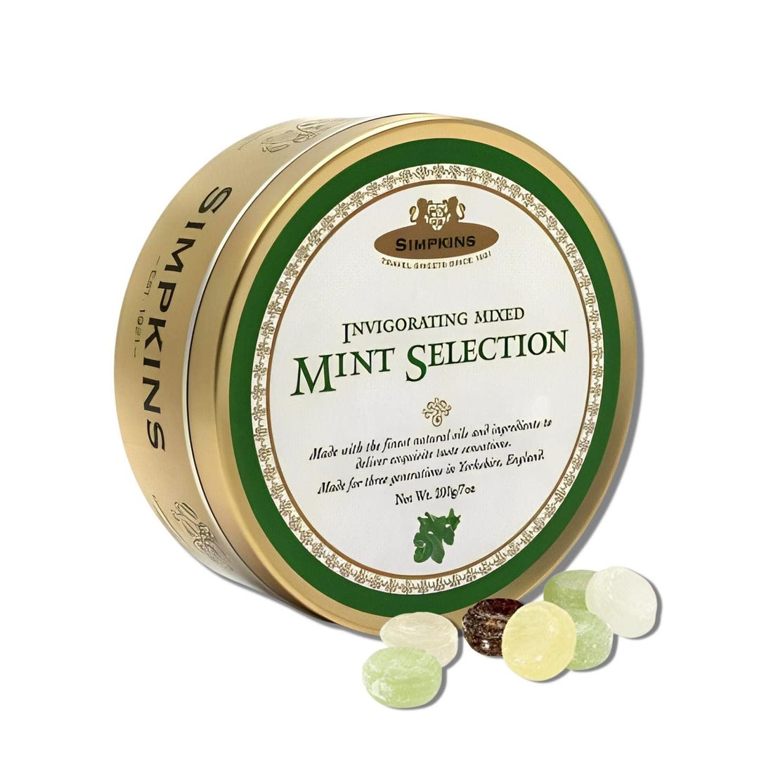 Simpkins Mixed Mint Drops - Invigorating Old Fashioned Mint Candy ...