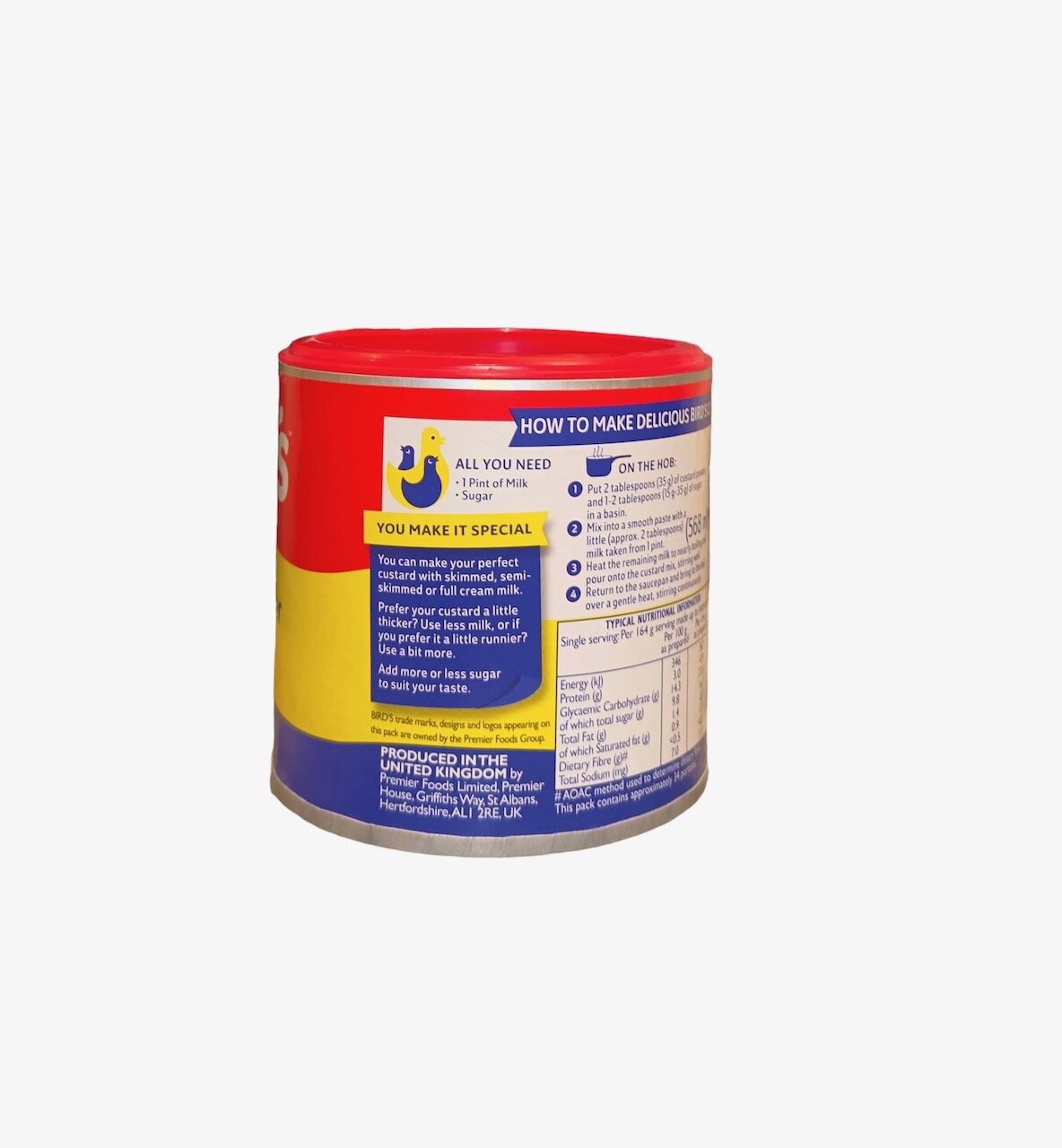 Bird’s Original Custard Powder – Classic Vanilla Flavored Custard Mix ...