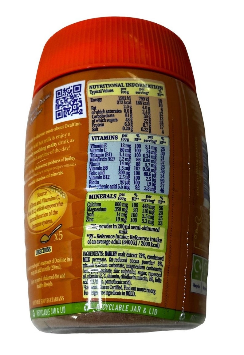 Ovaltine 1 Original Add Milk 300G - Etsy