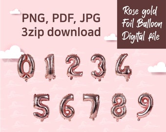 Numbers Clip Art - Etsy UK