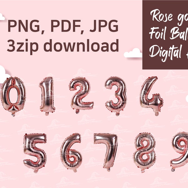 Numbers Clip Art - Etsy UK