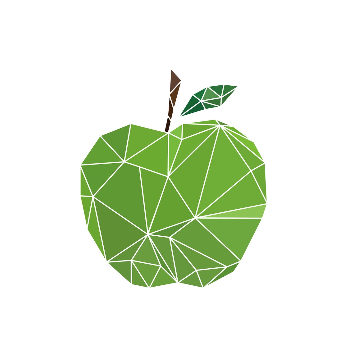 Green Apple Digital File Green Apple Svg Green Apple | Etsy