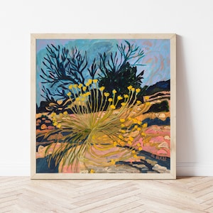 Southwestern Chamisa Plant Print Western Desert Botanical New Mexico ...