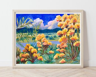 Chamisa Plant Art - Etsy