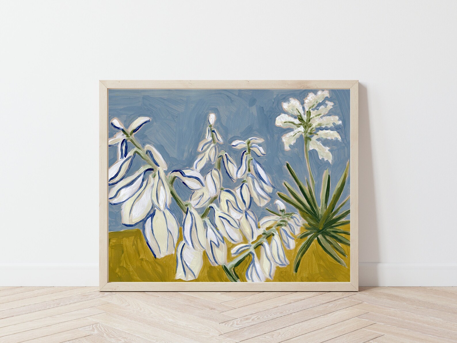 Yucca Plant Painting Succulent Art Print Agave Wall Art - Etsy