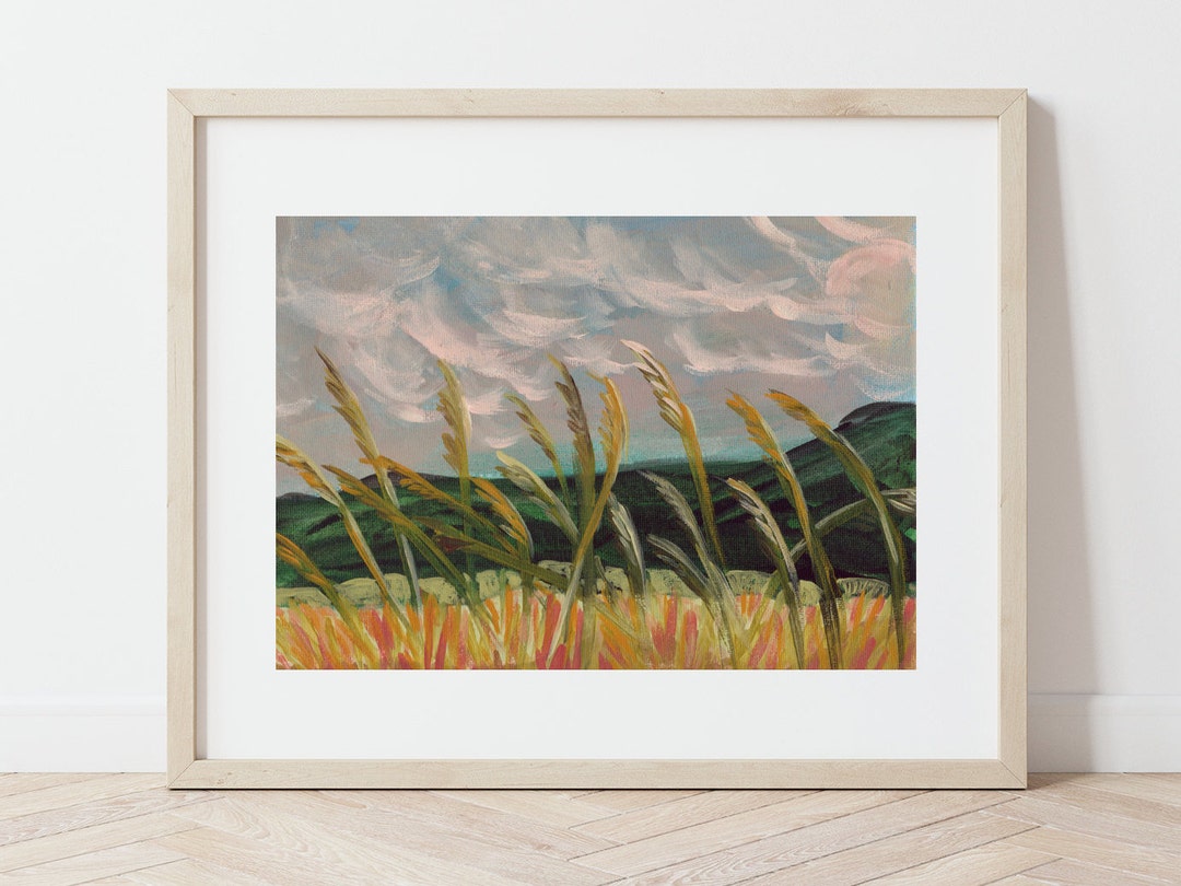 Wheat Wall Art Wheat Decor Wheat Botanical Print Farm - Etsy