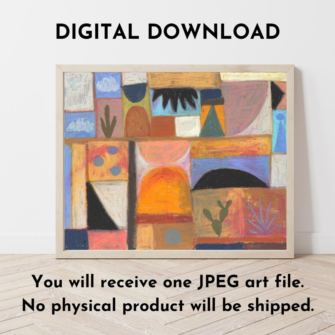 DIGITAL DOWNLOAD - Desert Collage Southwestern Print - Etsy