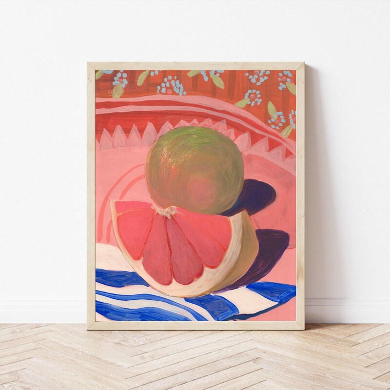 Grapefruit Painting - Etsy