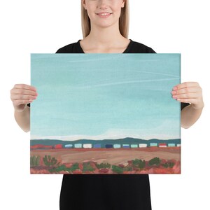 Southwestern Canvas Print West Texas Art Marfa Wall Decor Texas ...