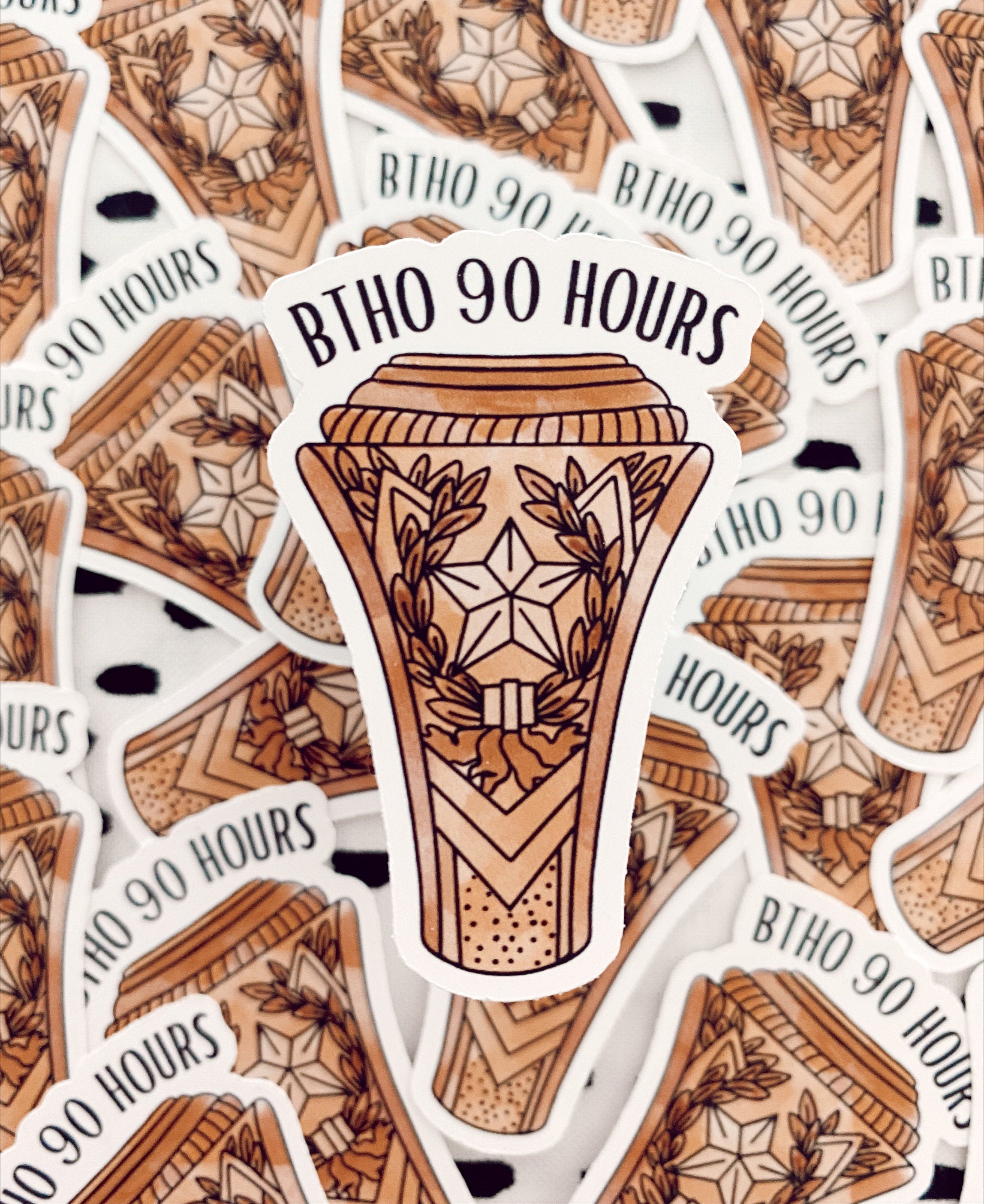 BTHO 90 Hours Sticker Aggie Ring Texas A&M Aggie Ring | Etsy