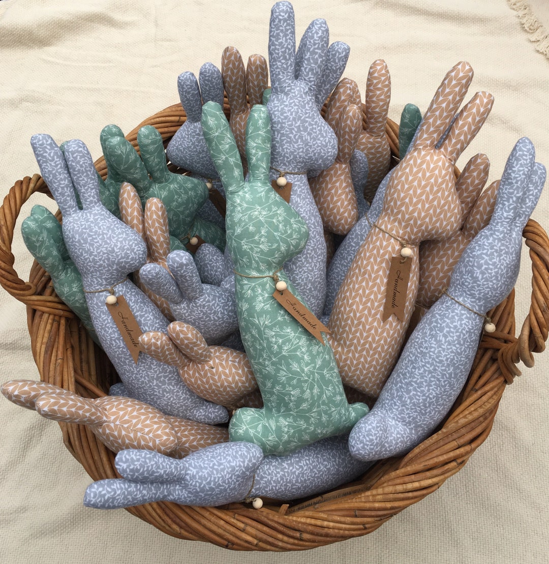 Fabric Easter Bunny / Easter Decoration / Easter Gift / Spring Decor ...