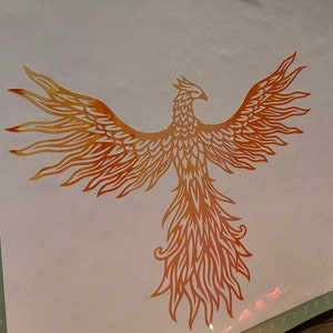Phoenix Vinyl Decal - Etsy