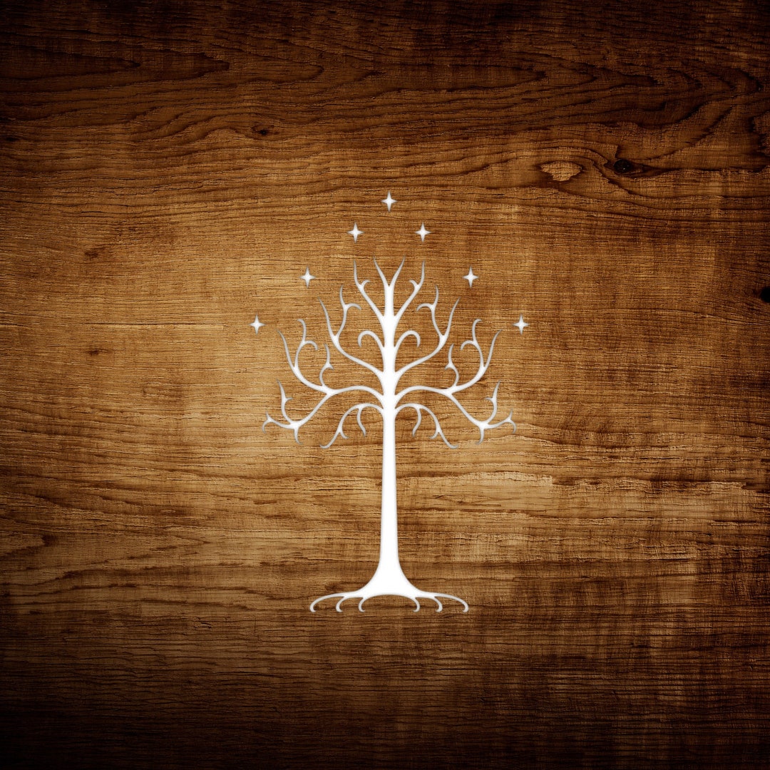 Elven Tree Vinyl Decal - Etsy