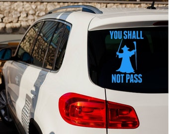 Gandalf's Mark Window Decal, Lord of the Rings Inspired Car Decal, Lotr ...