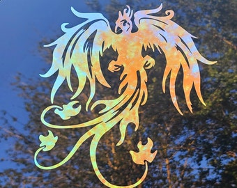 Phoenix Bird Vinyl Decal - Etsy