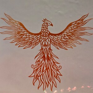 Phoenix Vinyl Decal - Etsy