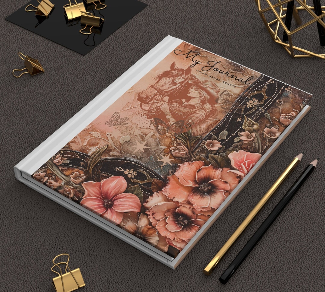Cowgirl Country Western Horse Lover Hardcover Journal Matte - Etsy