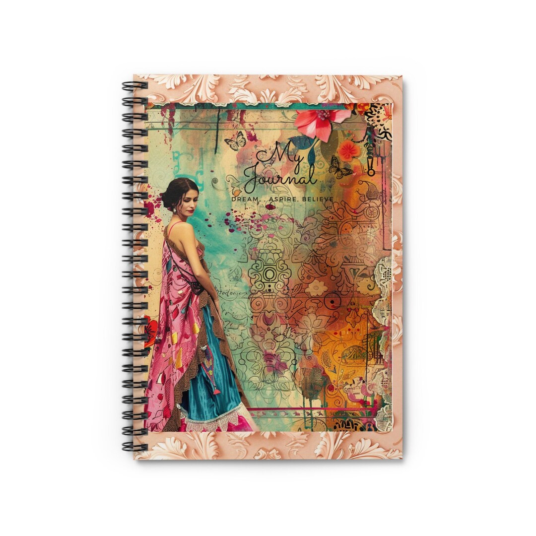 Indian Maiden, Spiral Notebook - Ruled Line - Etsy