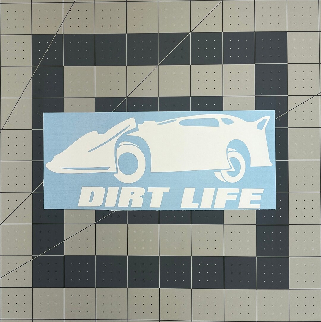 Dirt Life V2 Late Model Dirt Track Racing Race Car Sticker Decal - Etsy