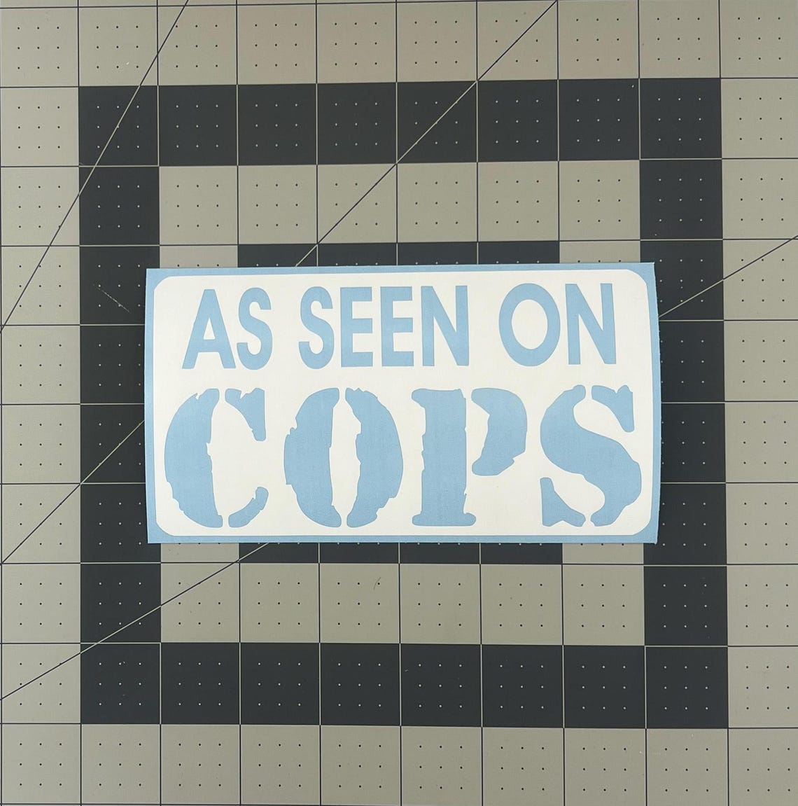As Seen on COPS JDM Funny Sticker Decal - Etsy