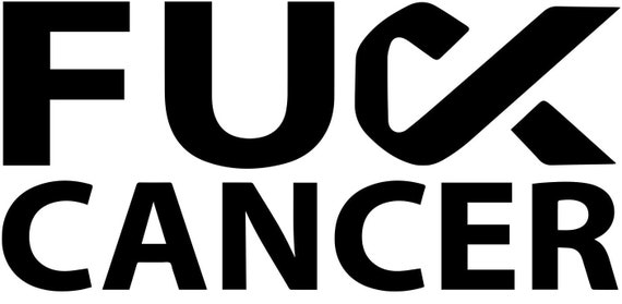 Fk Cancer V1 Sticker Decal | Etsy