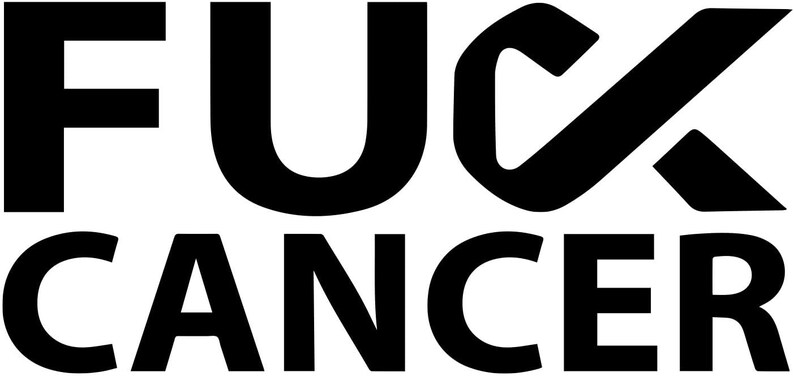Fk Cancer V1 Sticker Decal - Etsy