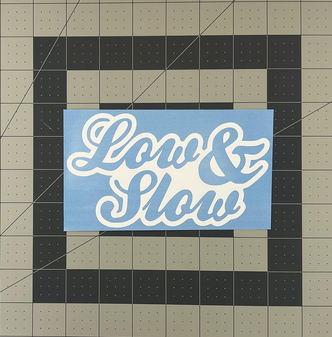 Low & Slow V2 Lowered Slammed JDM Funny Sticker Decal - Etsy