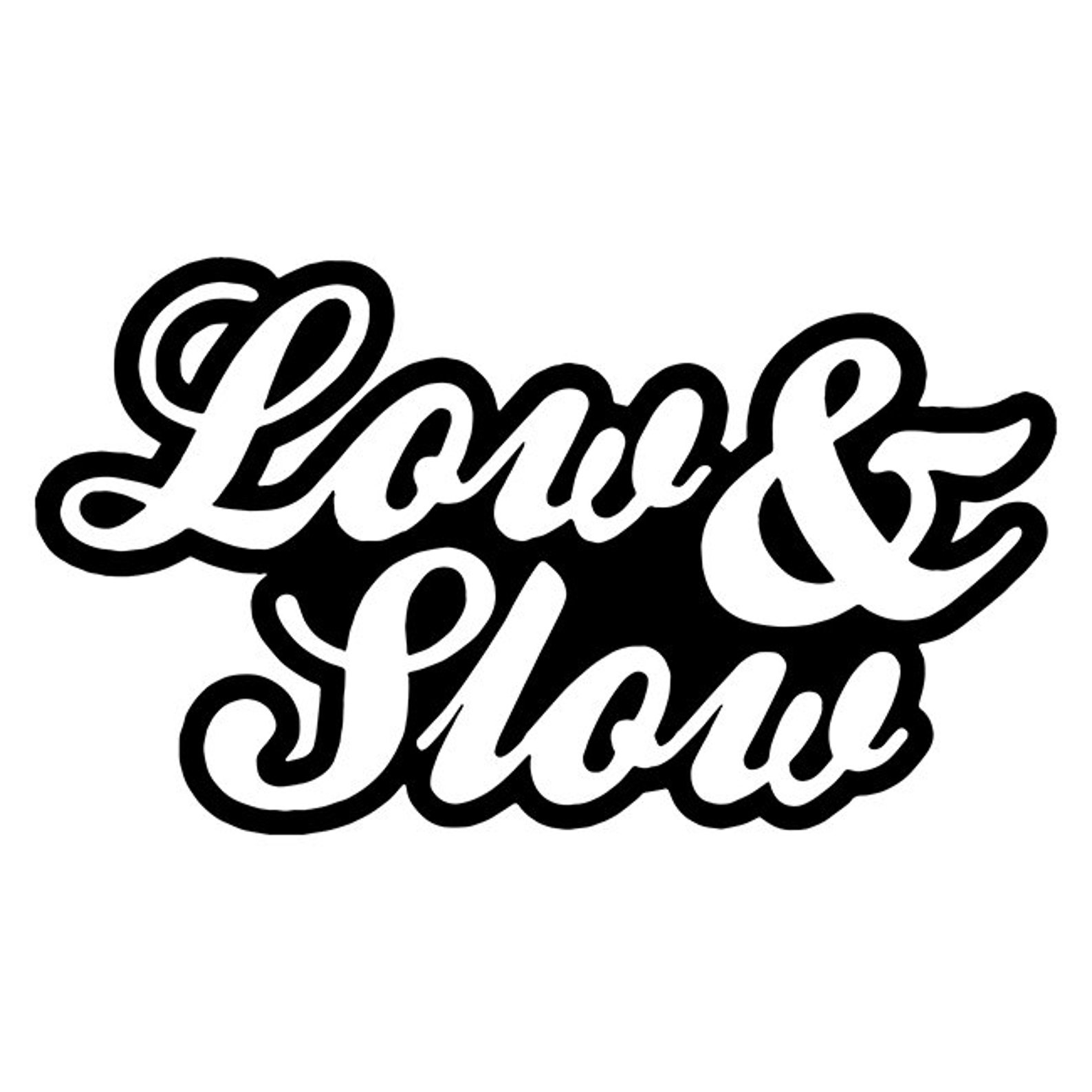 Low & Slow V2 Lowered Slammed JDM Funny Sticker Decal | Etsy