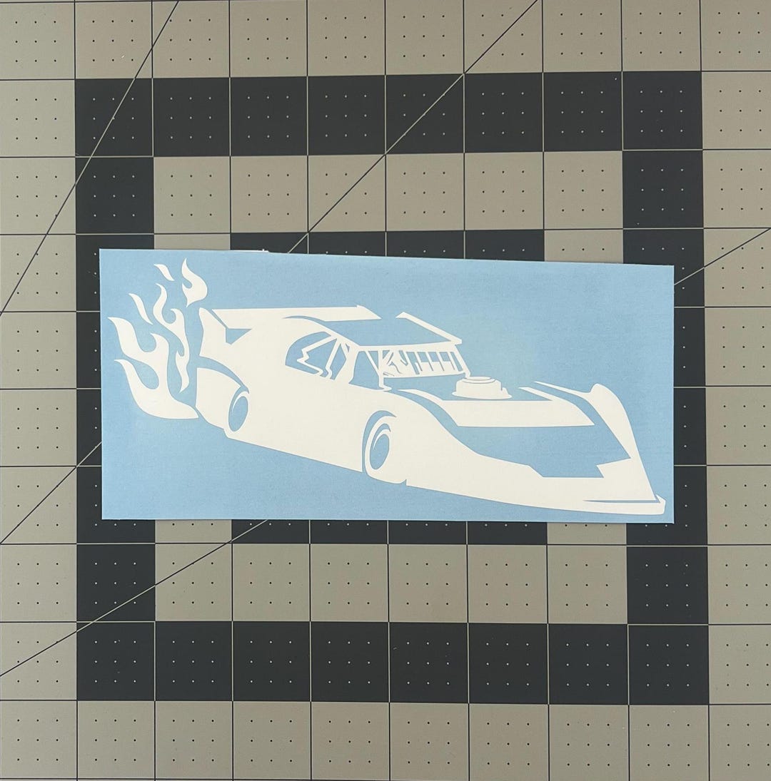 Dirt Late Model V5 Dirt Track Racing Race Car Sticker Decal - Etsy
