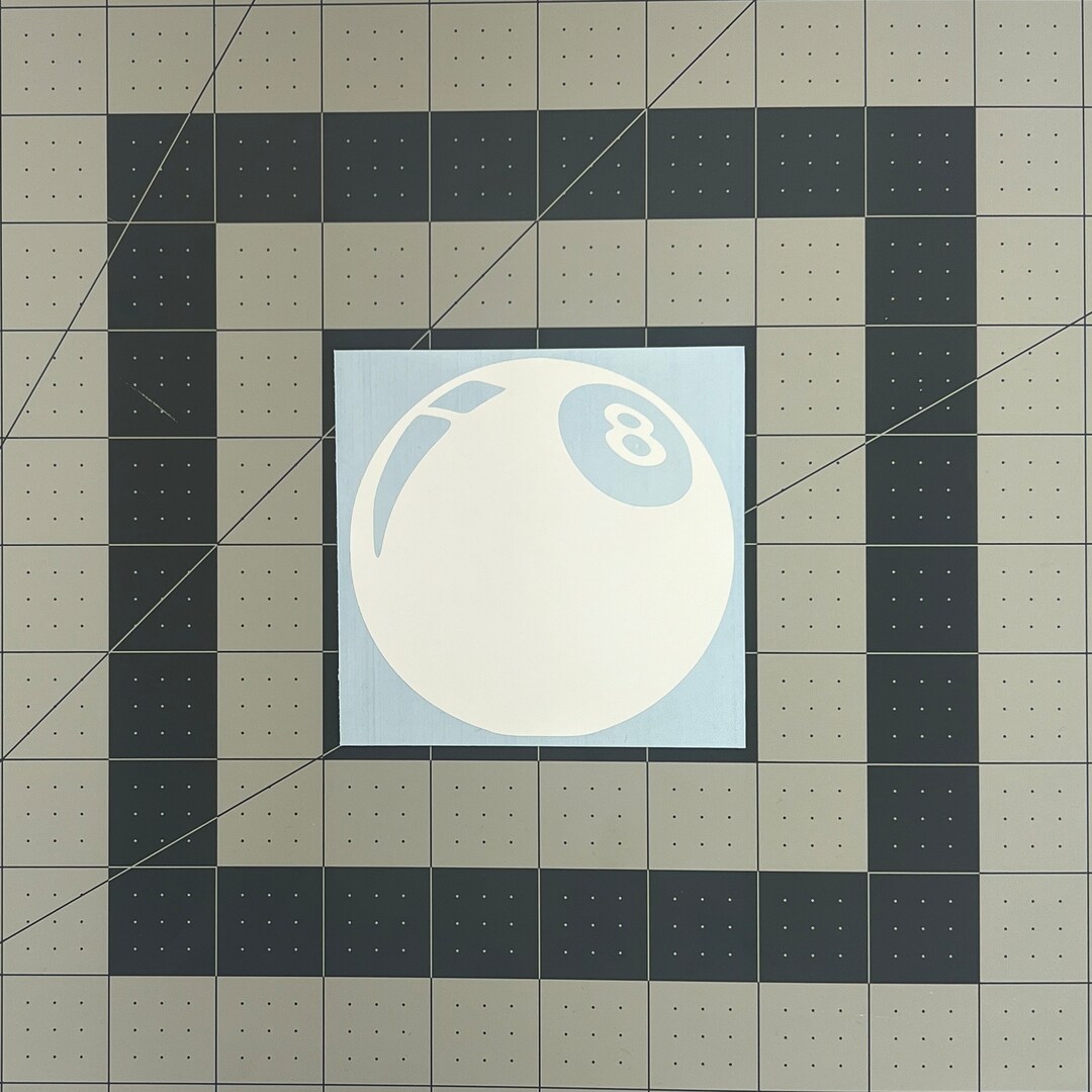 8 Ball Billiards Pool Sticker Decal - Etsy