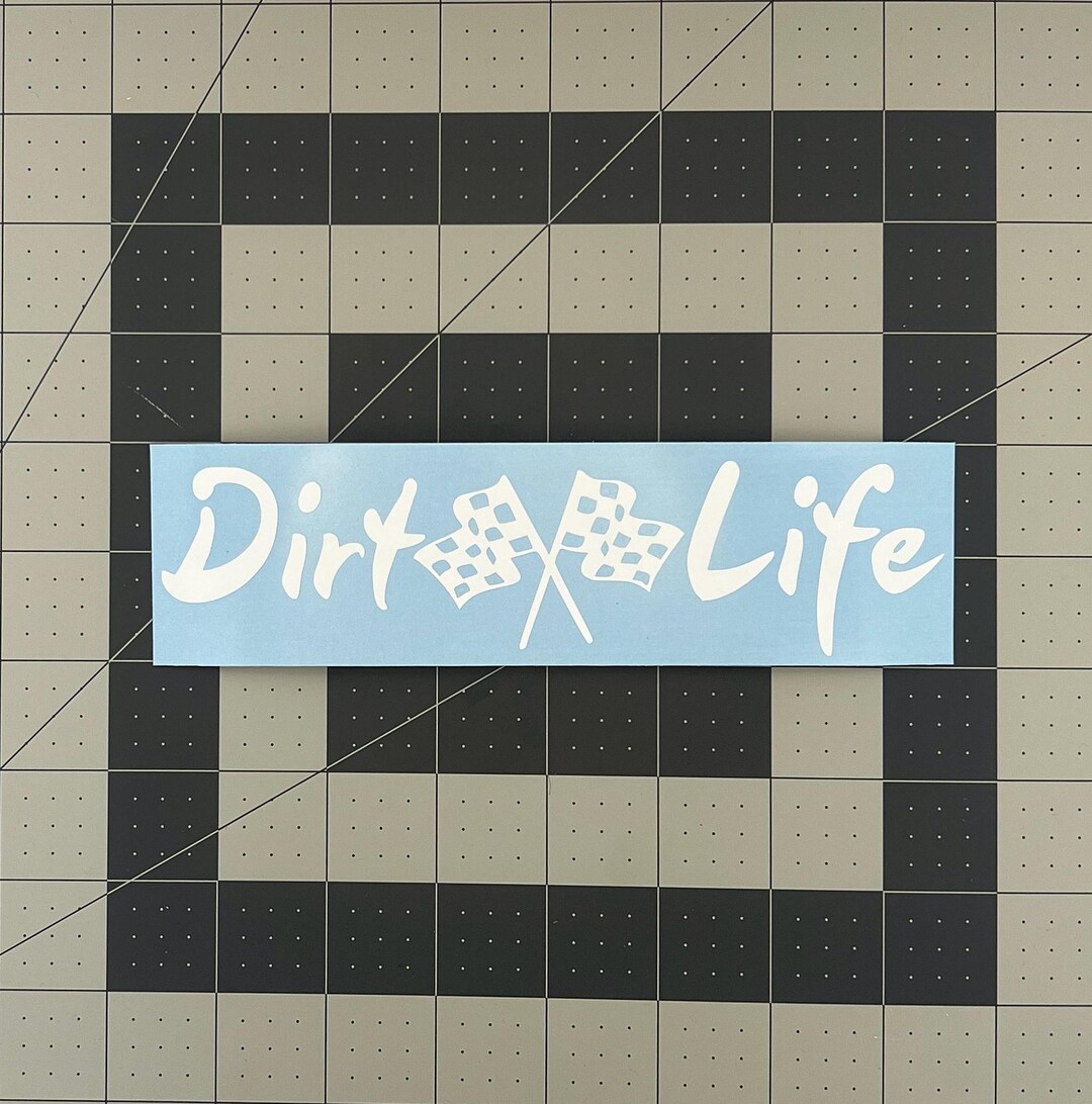 Dirt Life V1 Racing Race Car Late Model Modified Sticker Decal - Etsy