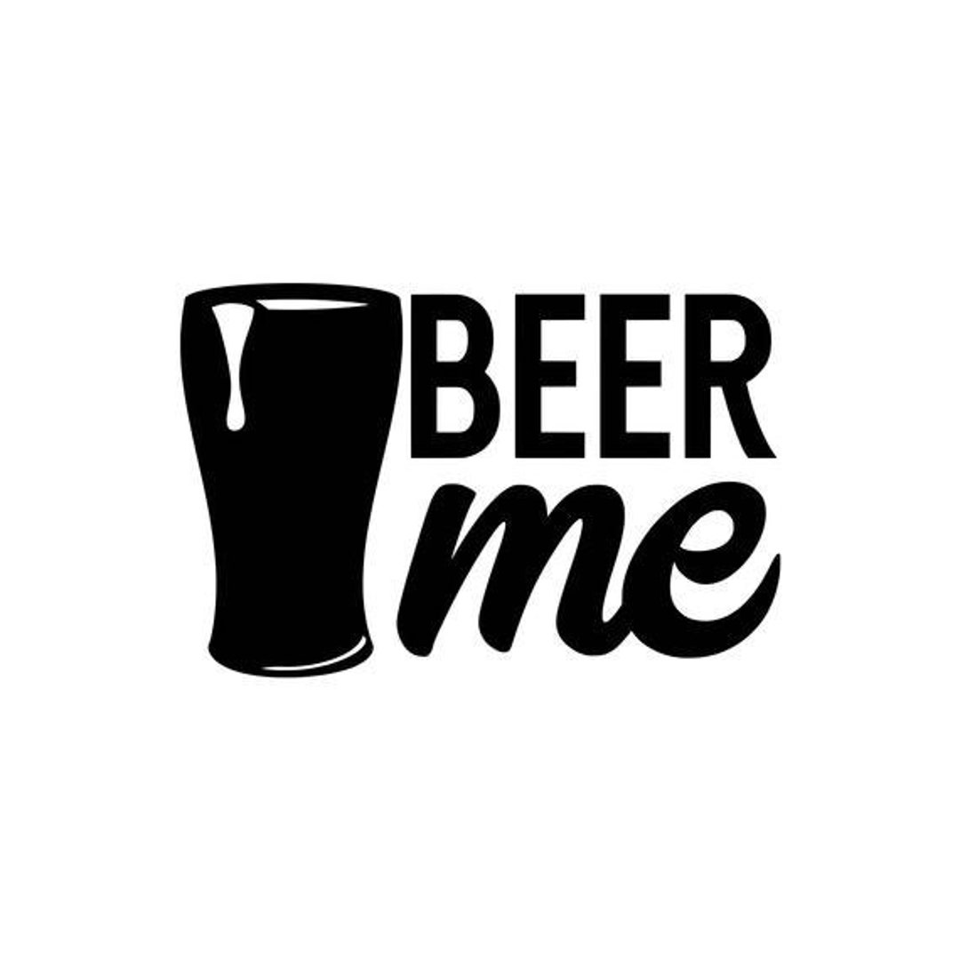 Beer Me Drinking Beer Funny Sticker Decal - Etsy