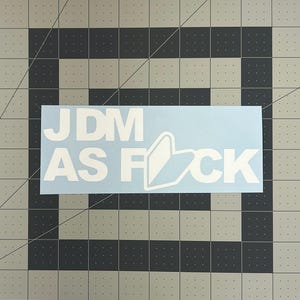 JDM as Fk JDM Funny Sticker Decal - Etsy