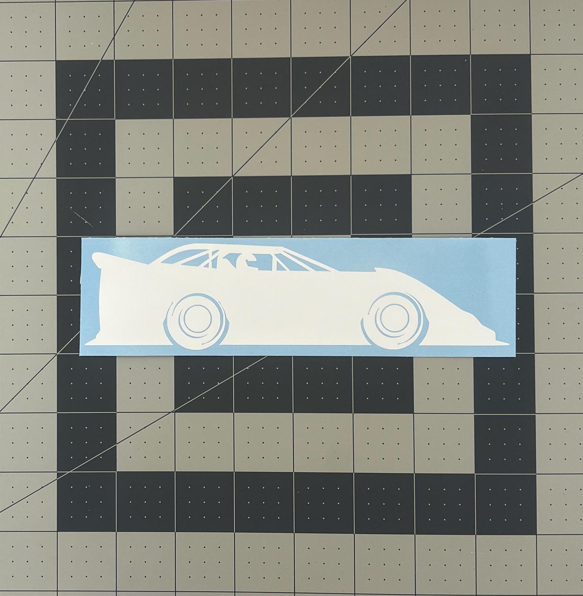 Dirt Late Model V4 Dirt Track Racing Race Car Sticker Decal - Etsy