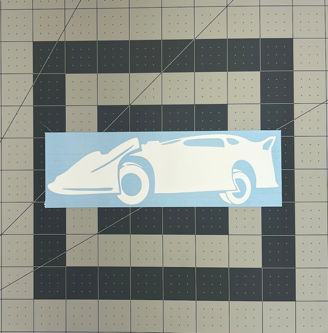 Dirt Late Model V2 Dirt Track Racing Race Car Sticker Decal - Etsy