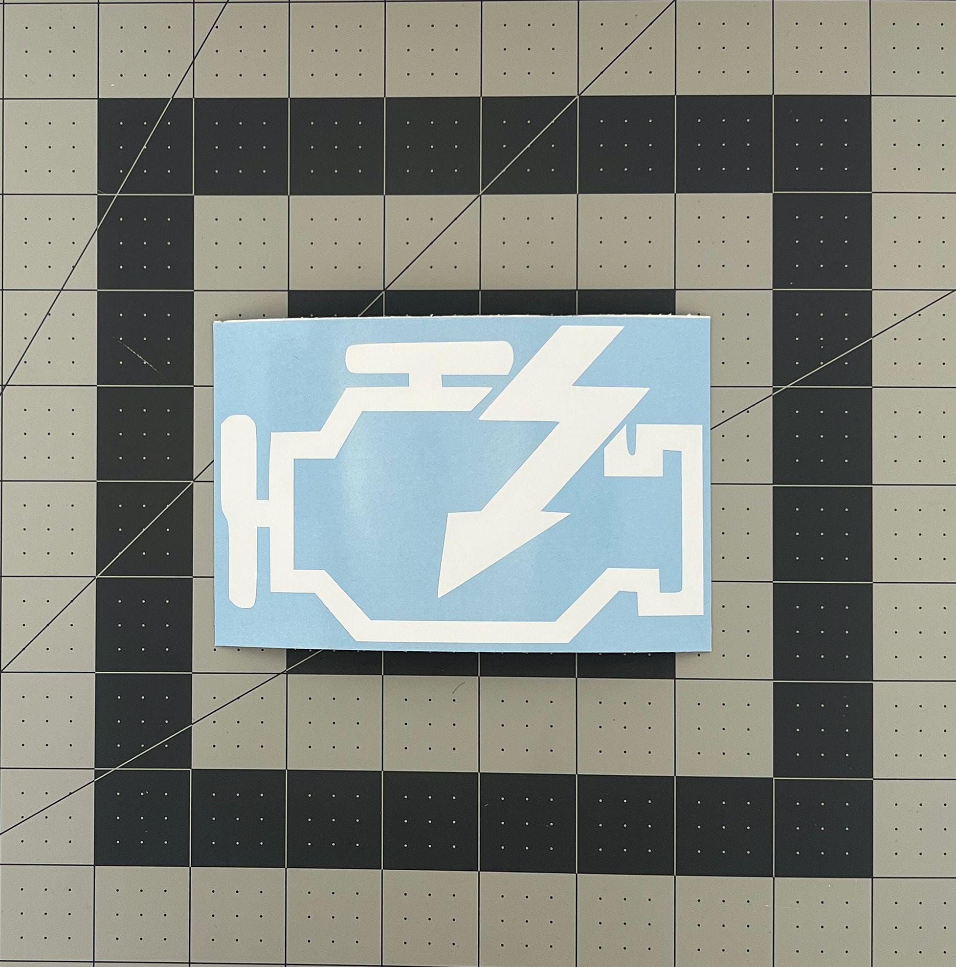 Check Engine JDM Funny Sticker Decal - Etsy